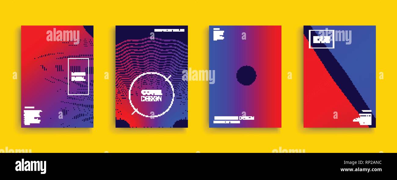 Minimal Vector cover designs. Future Poster template Stock Vector Image ...