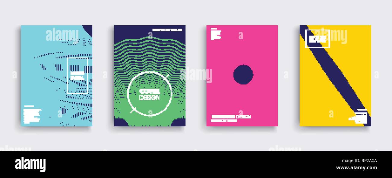 Minimal Vector cover designs. Future Poster template Stock Vector Image ...