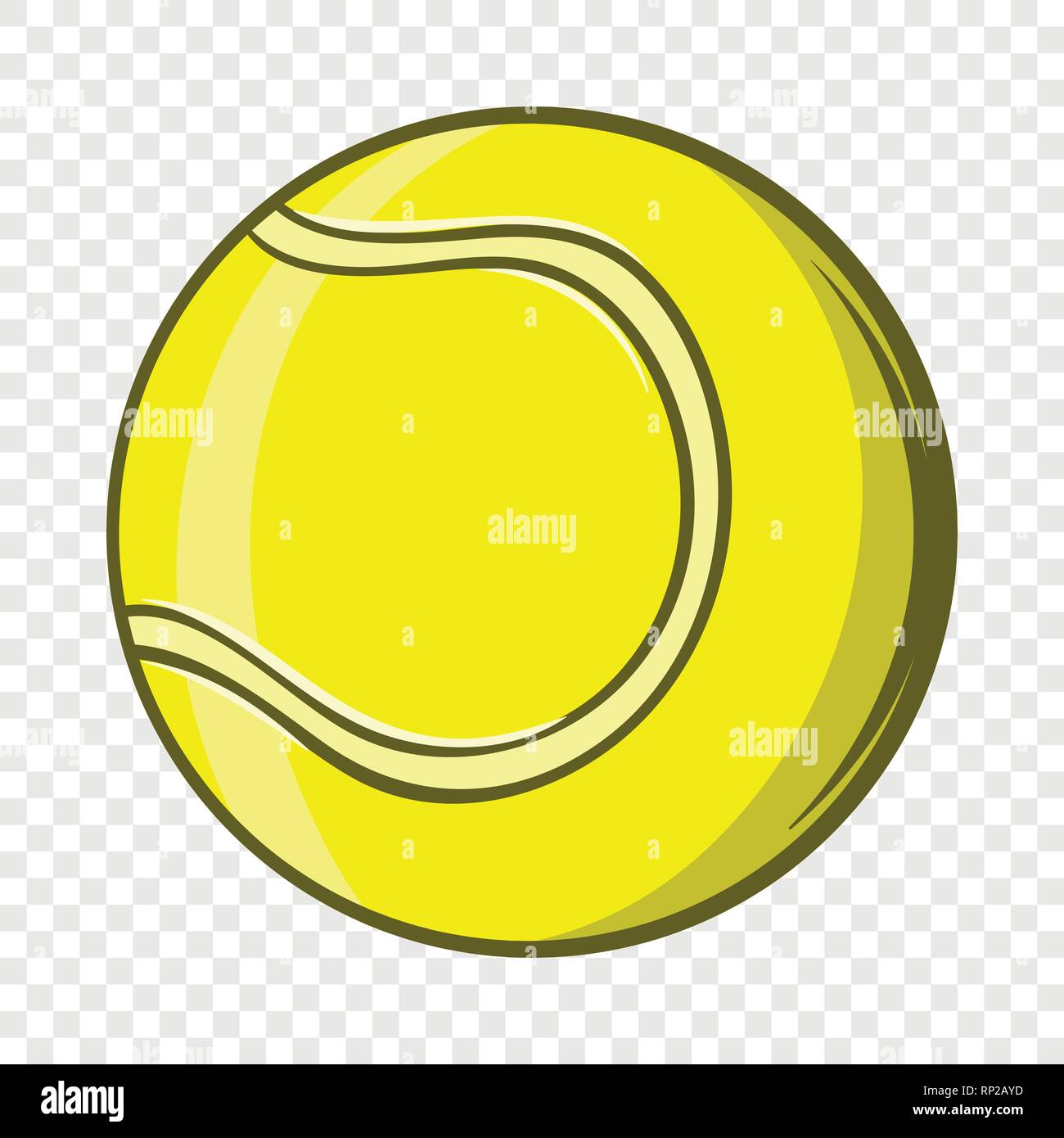 Tennis ball icon, cartoon style Stock Vector Image & Art - Alamy
