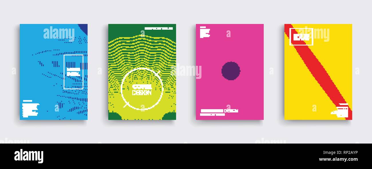 Minimal Vector cover designs. Future Poster template Stock Vector Image ...