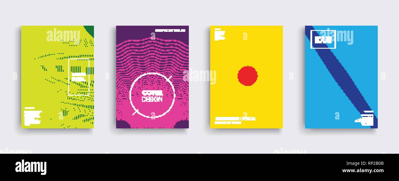 Minimal Vector cover designs. Future Poster template Stock Vector Image ...