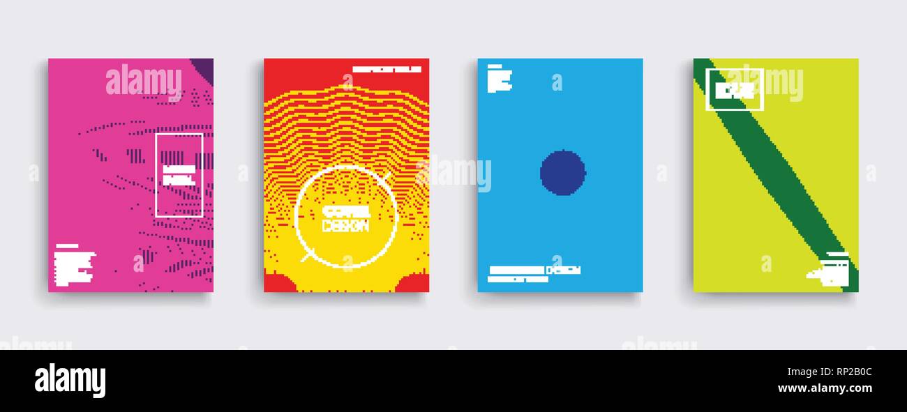 Minimal Vector cover designs. Future Poster template Stock Vector Image ...