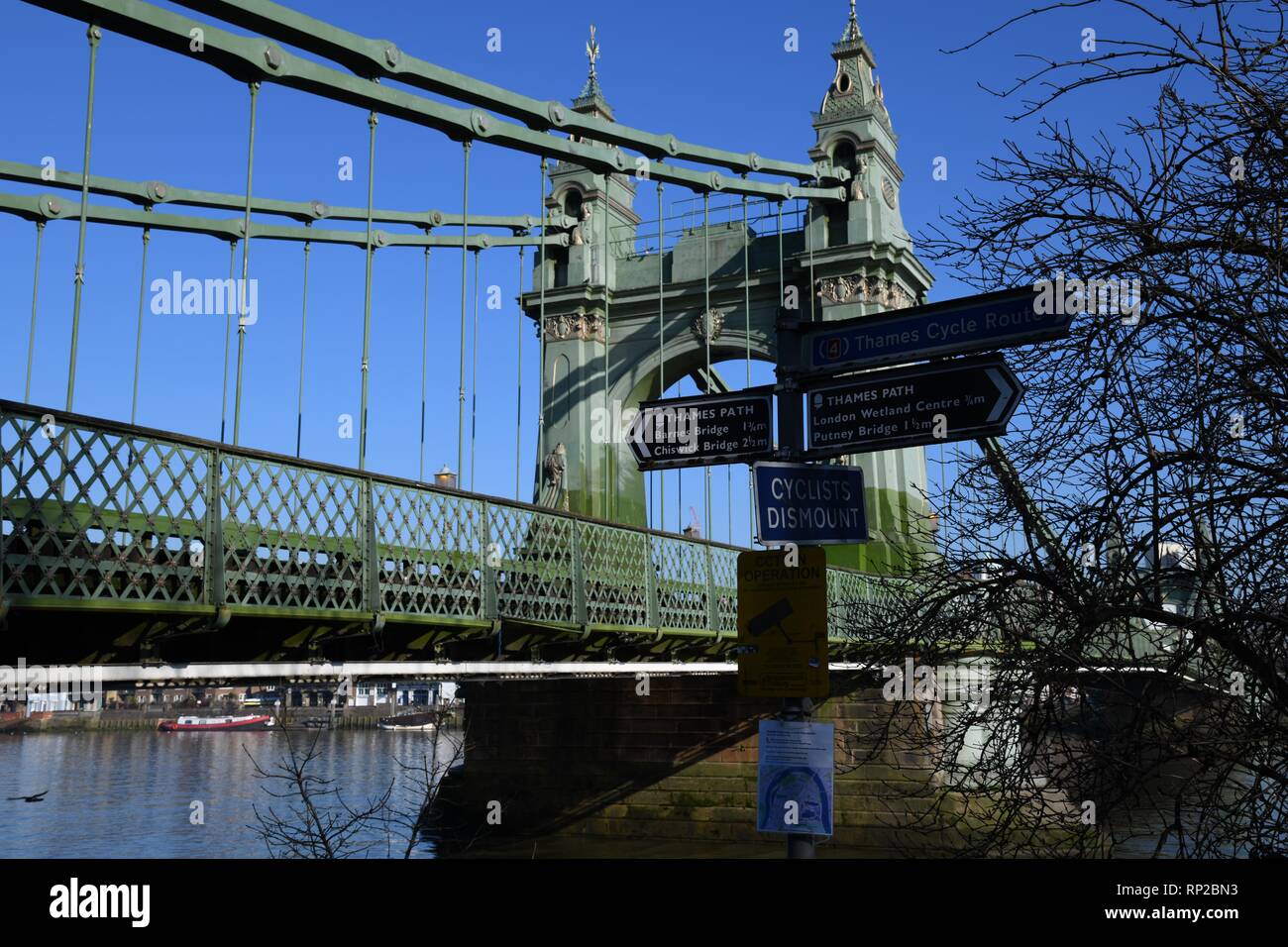 Hammersmith Bridge London High Resolution Stock Photography and Images ...