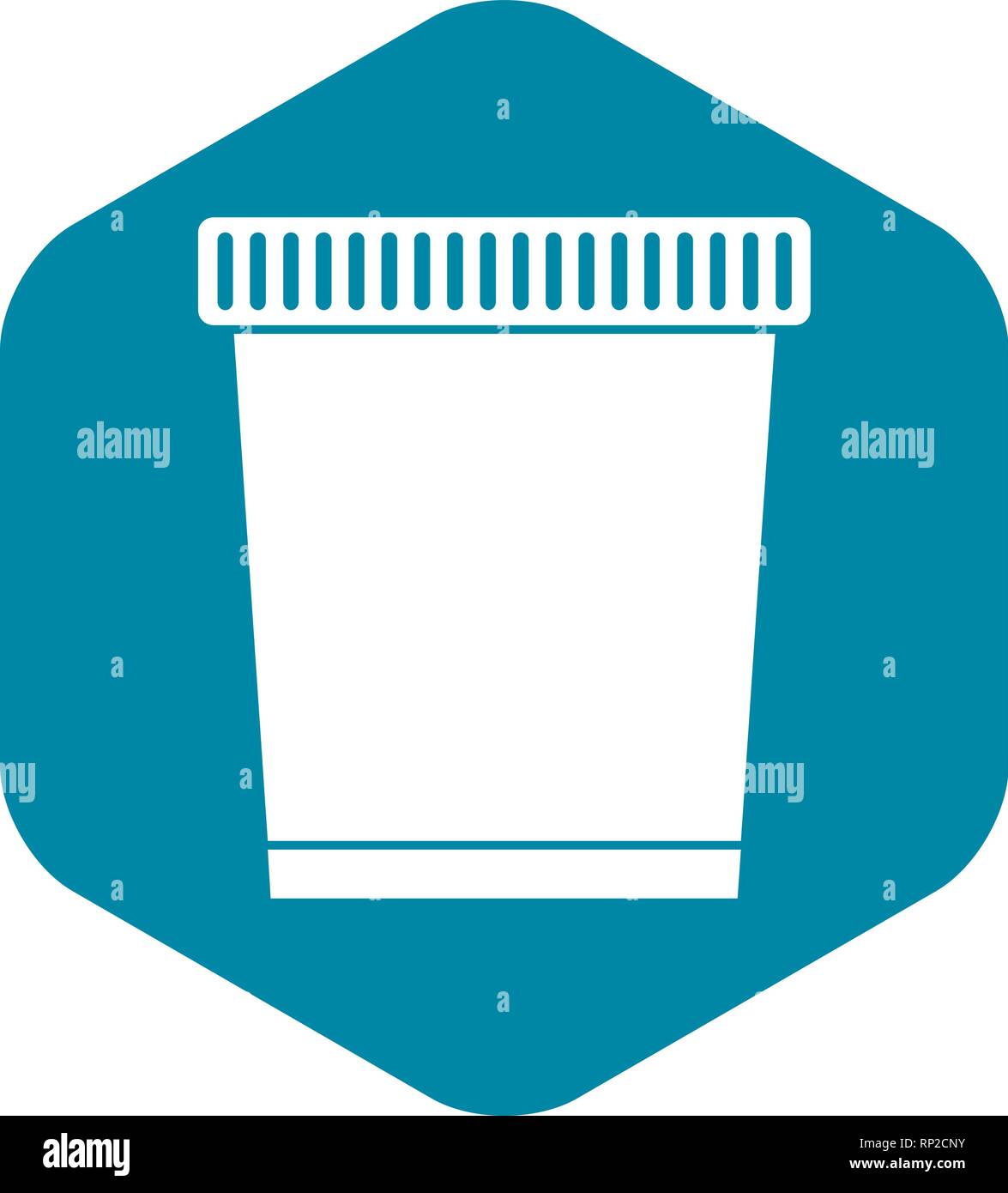 Trash can icon, simple style Stock Vector Image & Art - Alamy