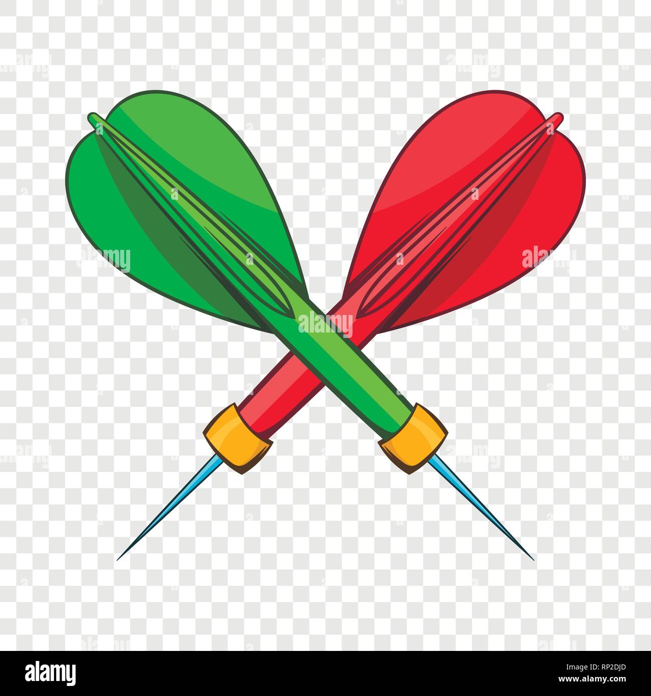 Darts icon, cartoon style Stock Vector Image & Art - Alamy
