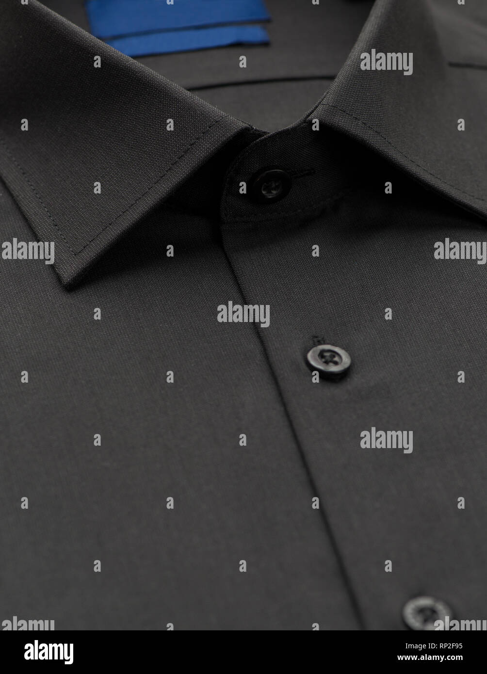 Black Collar Shirt High Resolution Stock Photography and Images - Alamy