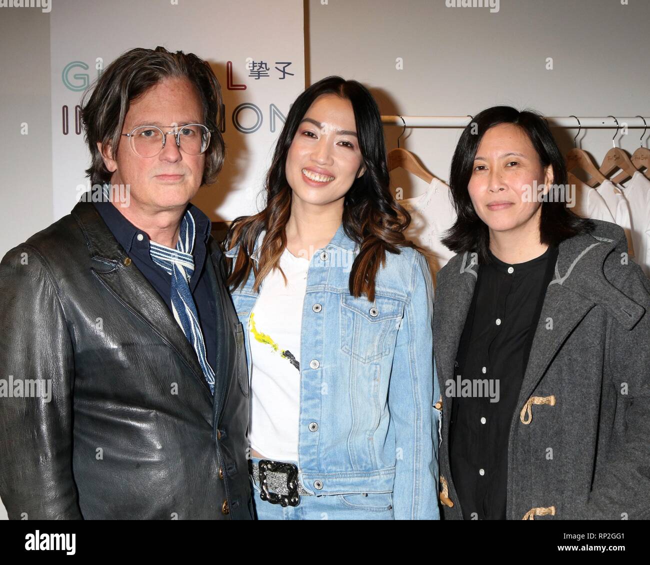 John Frierson, Yizhou, Kim Yutani at arrivals for Global Intuition ...