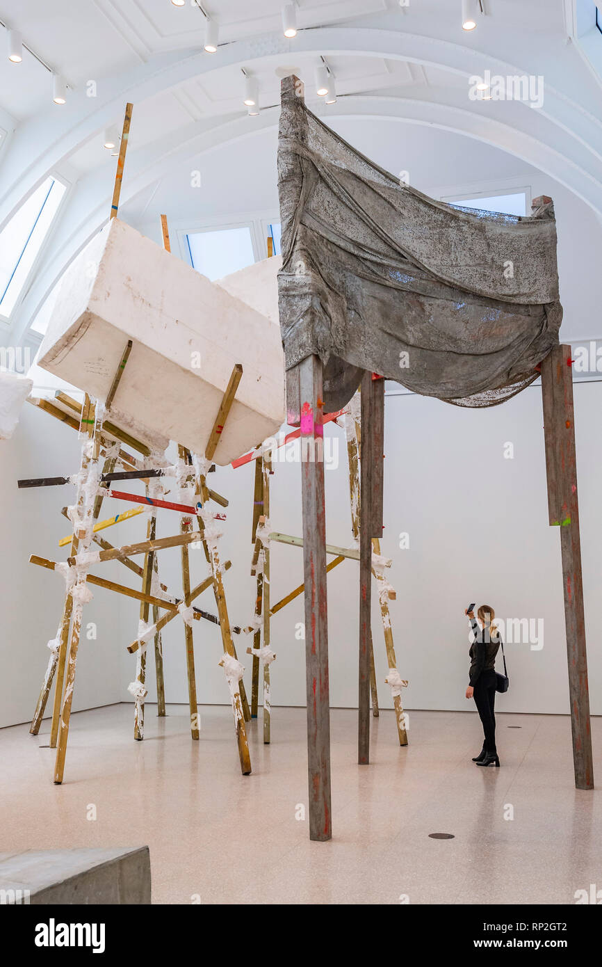 London, UK. 20th Feb 2019. cul-de-sac by British sculptor Phyllida ...