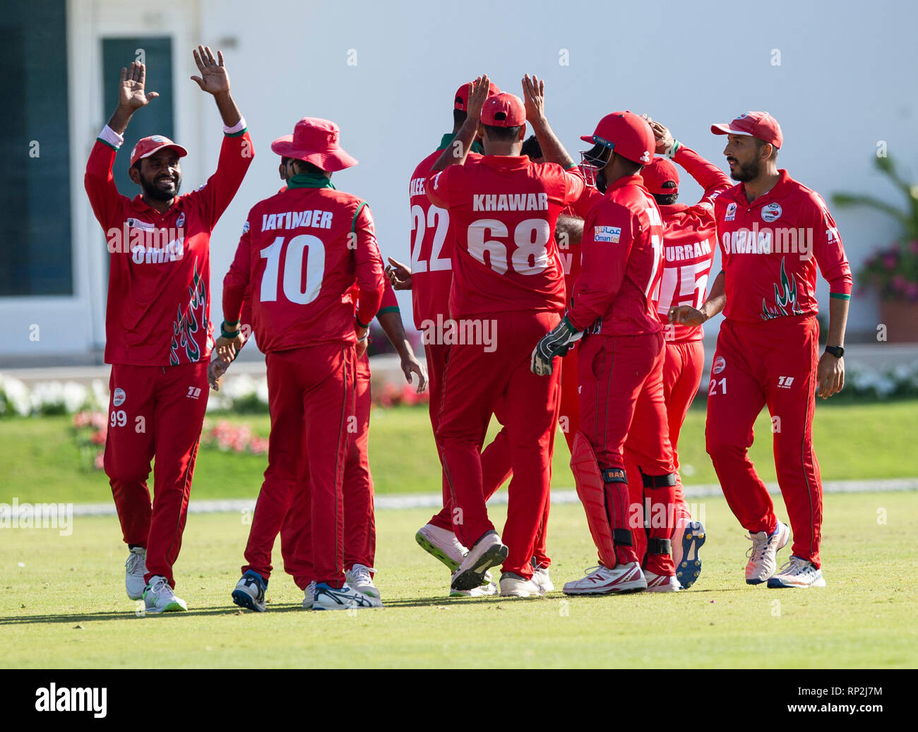Oman cricket team hi-res stock photography and images - Alamy