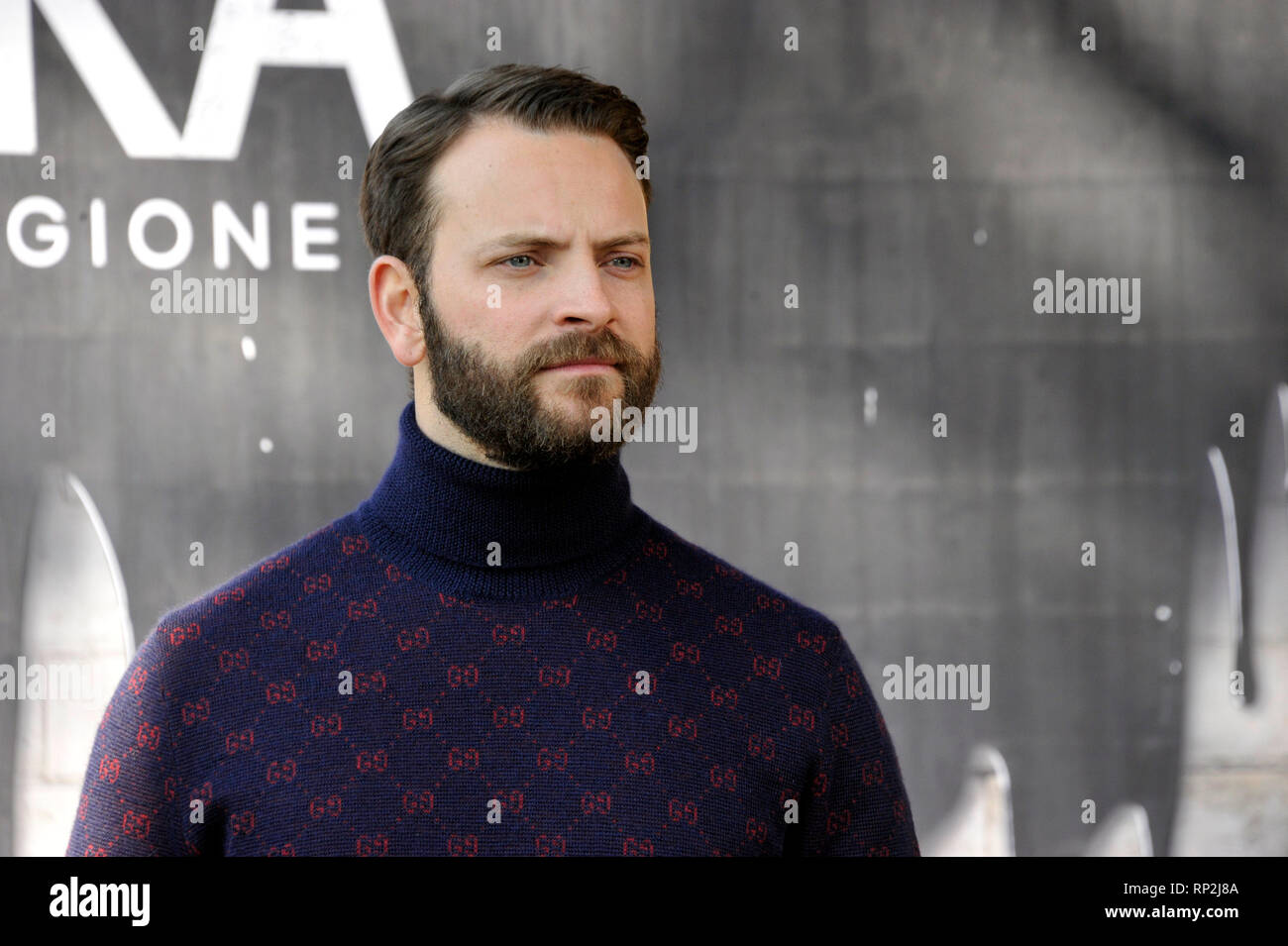 Rome, Italy. 20th Feb, 2019. Rome, Photocall of the Suburra TV series ...