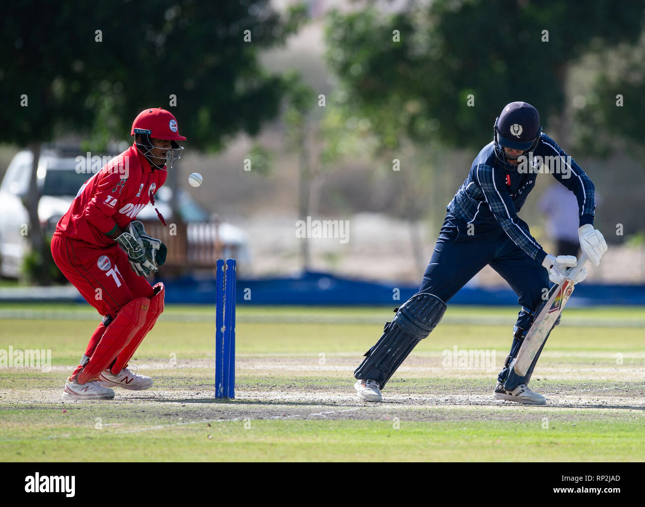 Muscat, Oman. 20th Feb, 2019. Pic shows: Scotland's Calum MacLeod clean ...