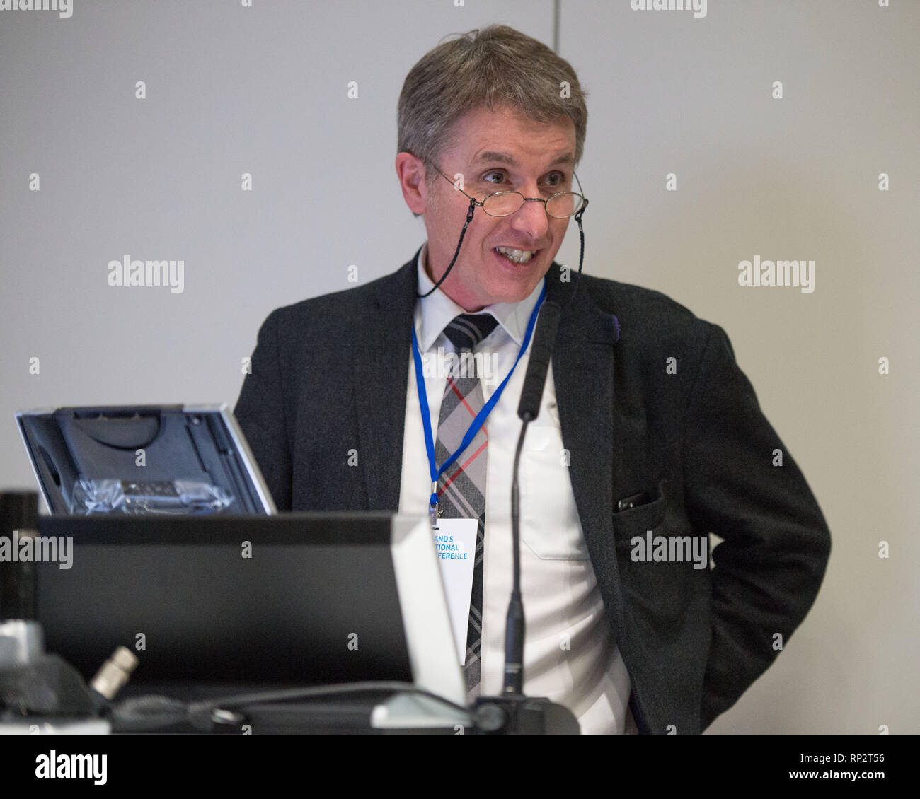 Glasgow, UK. 20 February 2019. Professor Colin Moffat Chief Scientific ...