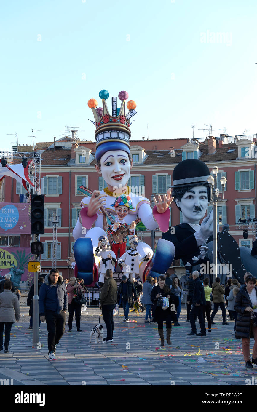 Nice, France. 20th Feb, 2019. February 20th, 2019 - Carnival of Nice ...