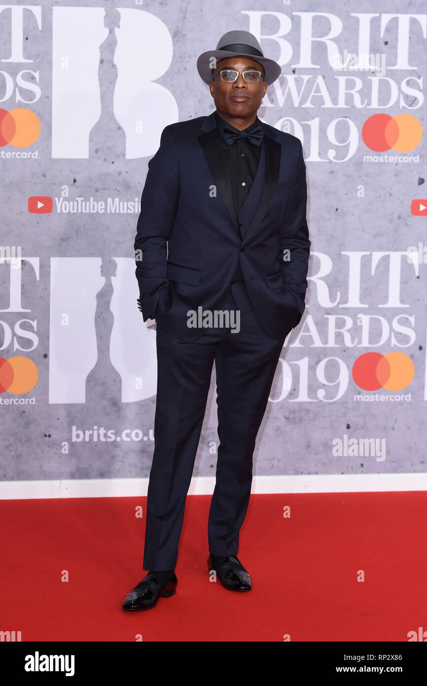 LONDON, UK. February 20, 2019: Alexis French arriving for the BRIT ...