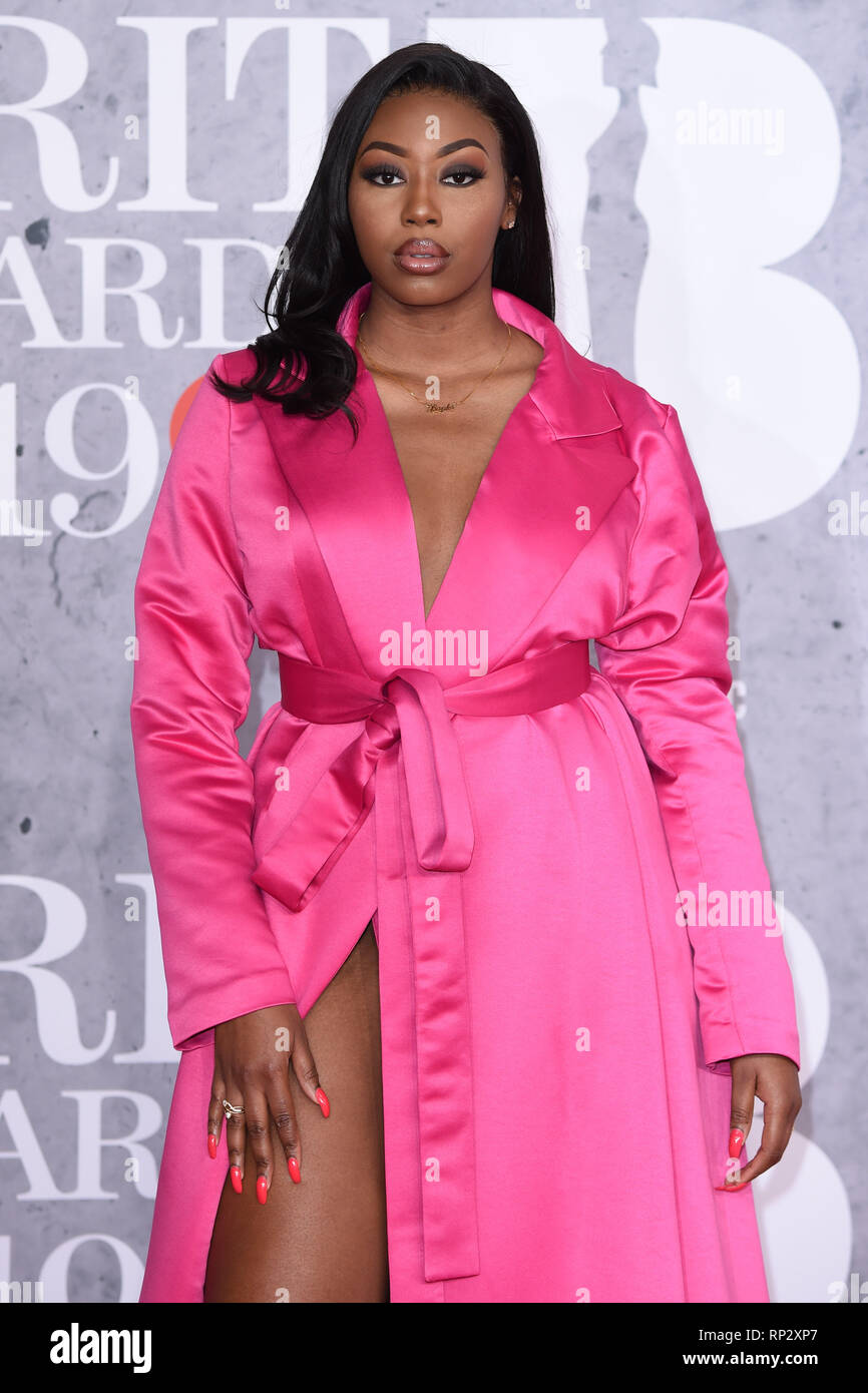 LONDON, UK. February 20, 2019: Ms Banks arriving for the BRIT Awards ...