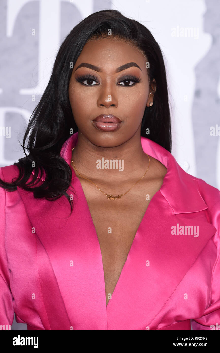 LONDON, UK. February 20, 2019: Ms Banks arriving for the BRIT Awards ...