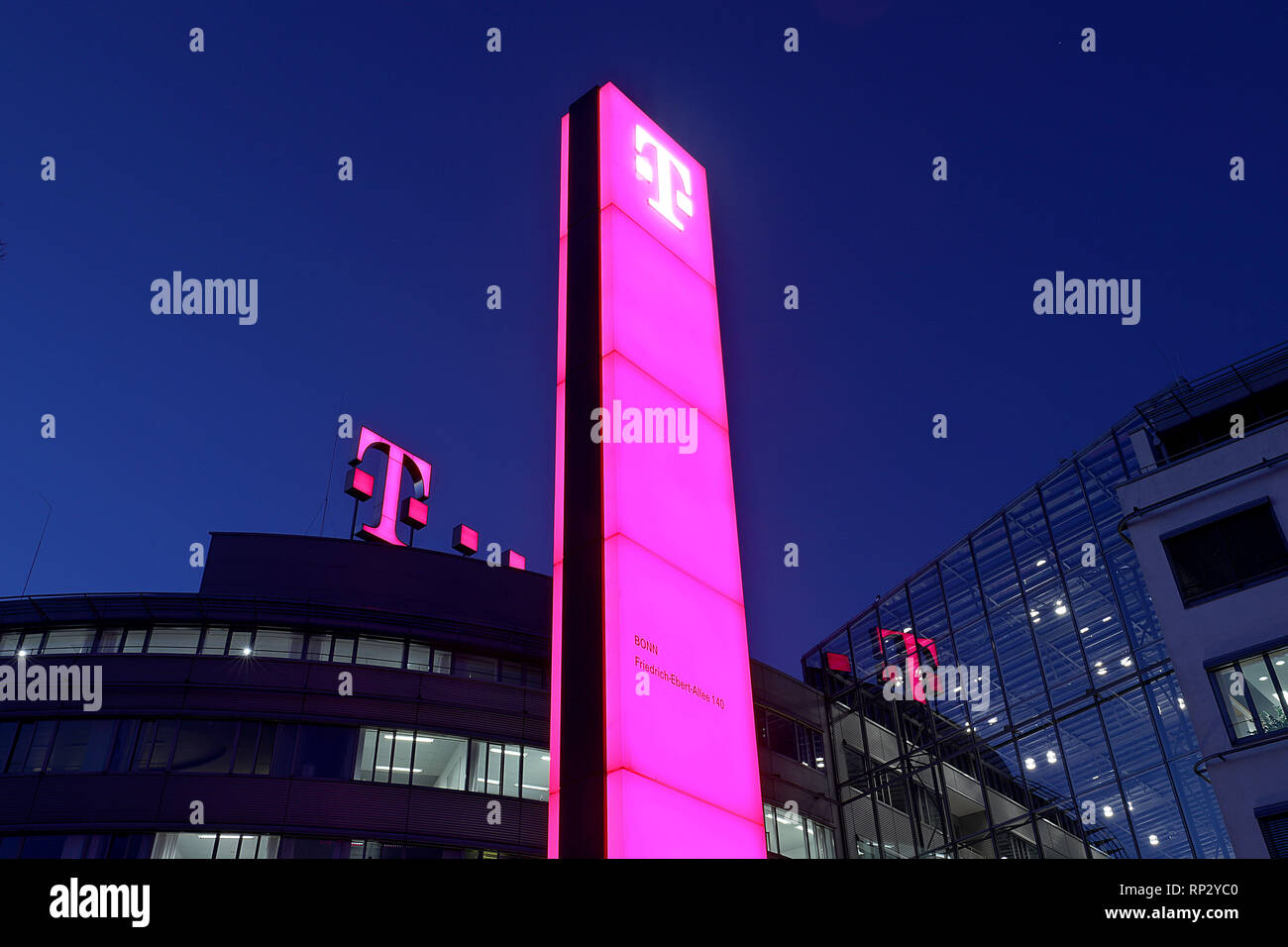 Corporate headquarters deutsche telekom bonn hi-res stock photography ...