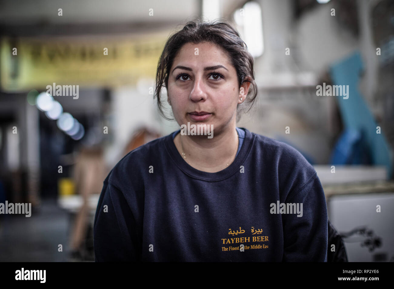 Taybeh, Palestine. Autonomous Areas. 06th Feb, 2019. Madis Churi, head ...