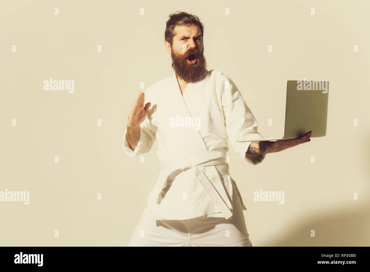 Bearded japanese man hi-res stock photography and images - Alamy