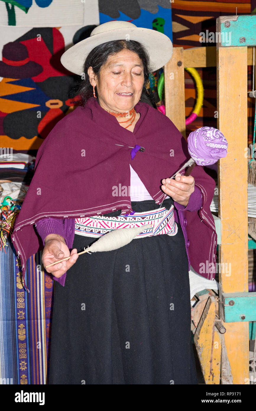 Indigenous woma, hand turning wool spinner; occupation; craft; native ...