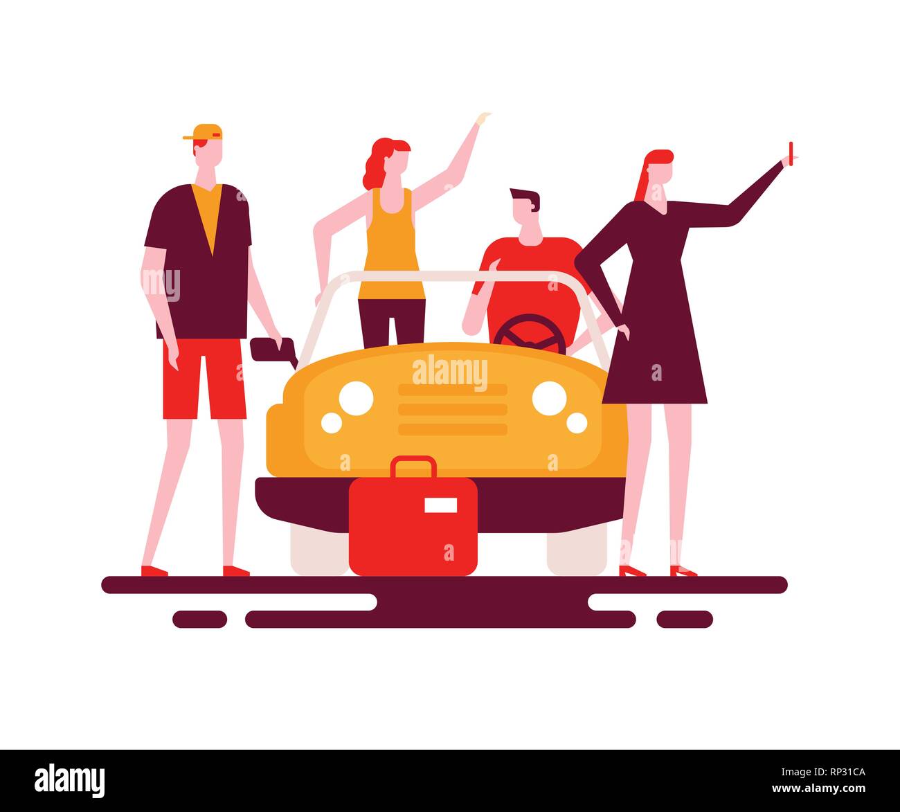 Road trip Cut Out Stock Images & Pictures - Alamy