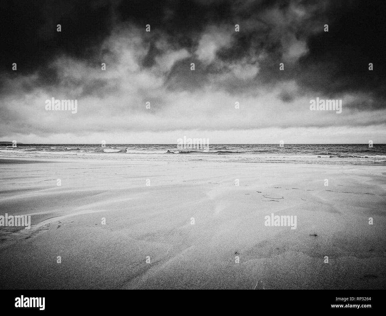 Paradise beach in st Black and White Stock Photos & Images - Alamy