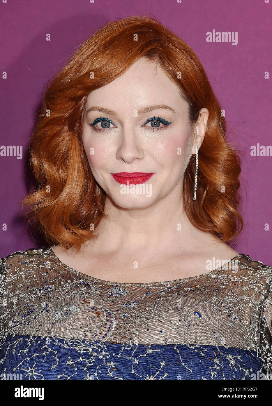 BEVERLY HILLS, CA - FEBRUARY 19: Christina Hendricks arrives at the ...