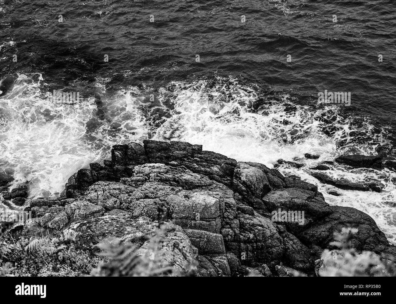 Deep ocean sunset Black and White Stock Photos & Images - Alamy