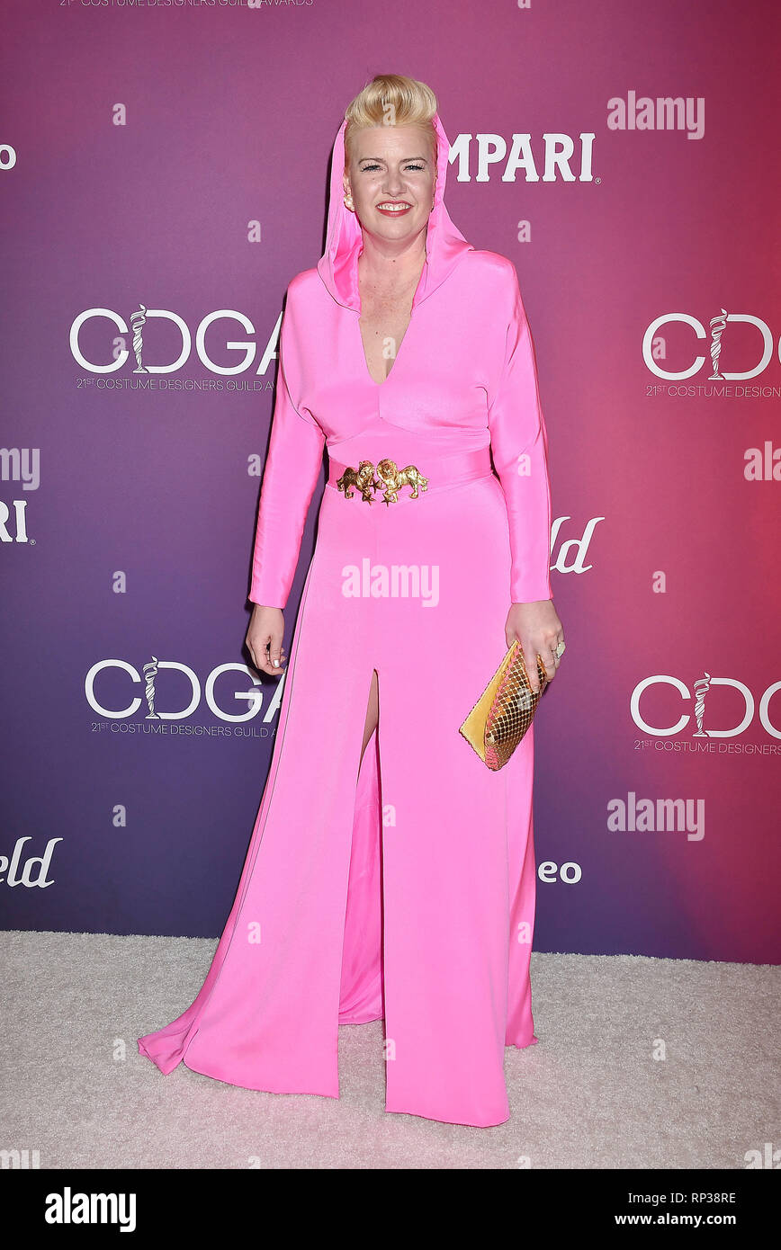 BEVERLY HILLS, CA - FEBRUARY 19: Allison Leach arrives at the 21st CDGA ...