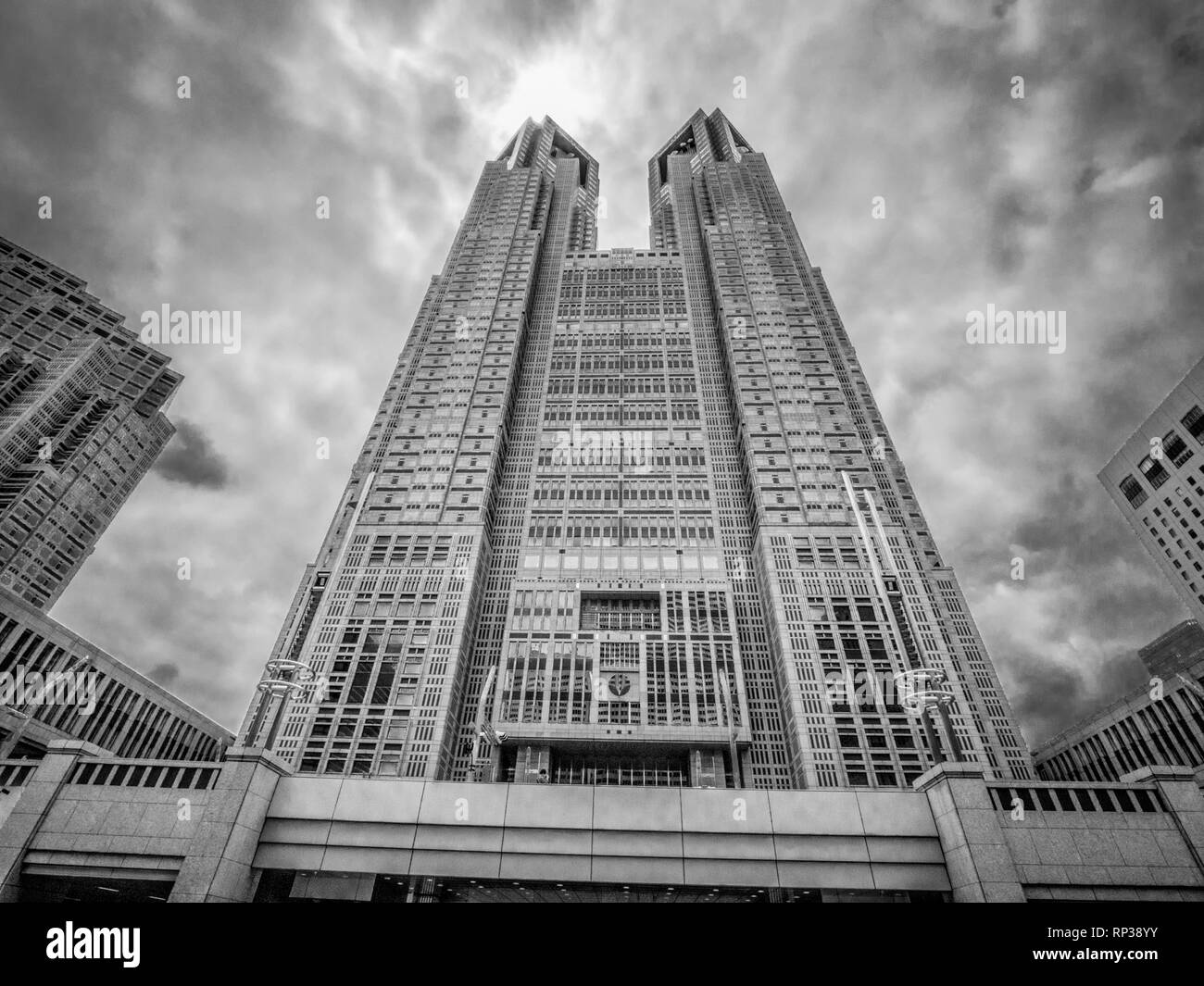 Tokyo building temple Black and White Stock Photos & Images - Alamy