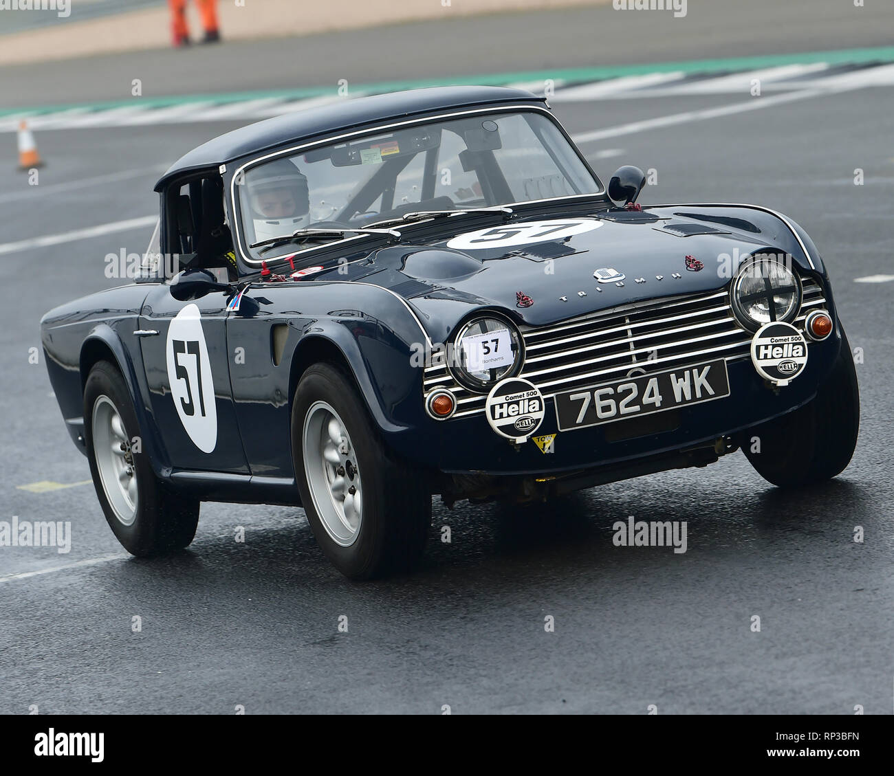 Alex Hurst, Triumph TR4, VSCC, Pomeroy Trophy, Silverstone, 16th ...