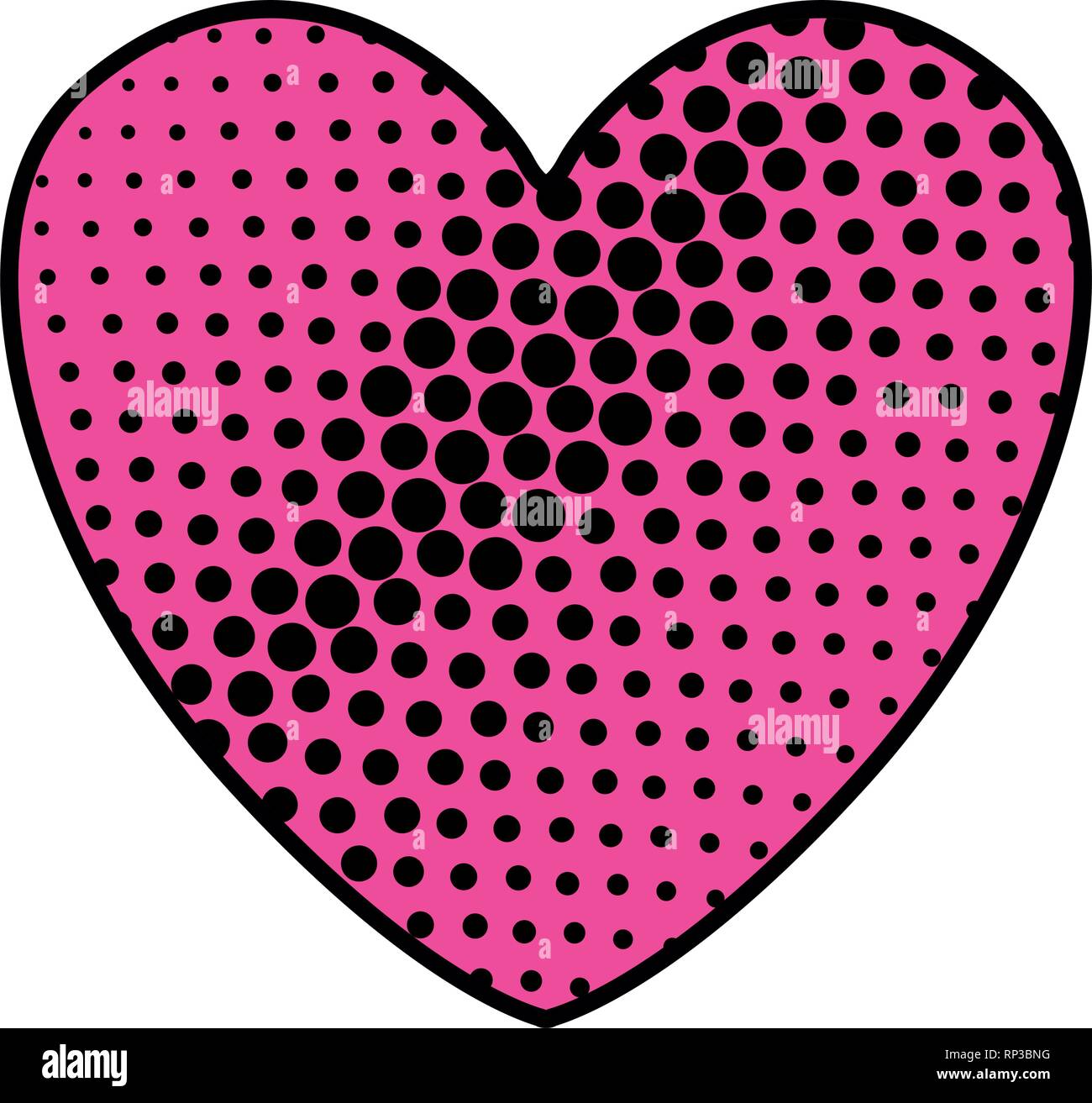 comic heart isolated icon Stock Vector Image & Art - Alamy