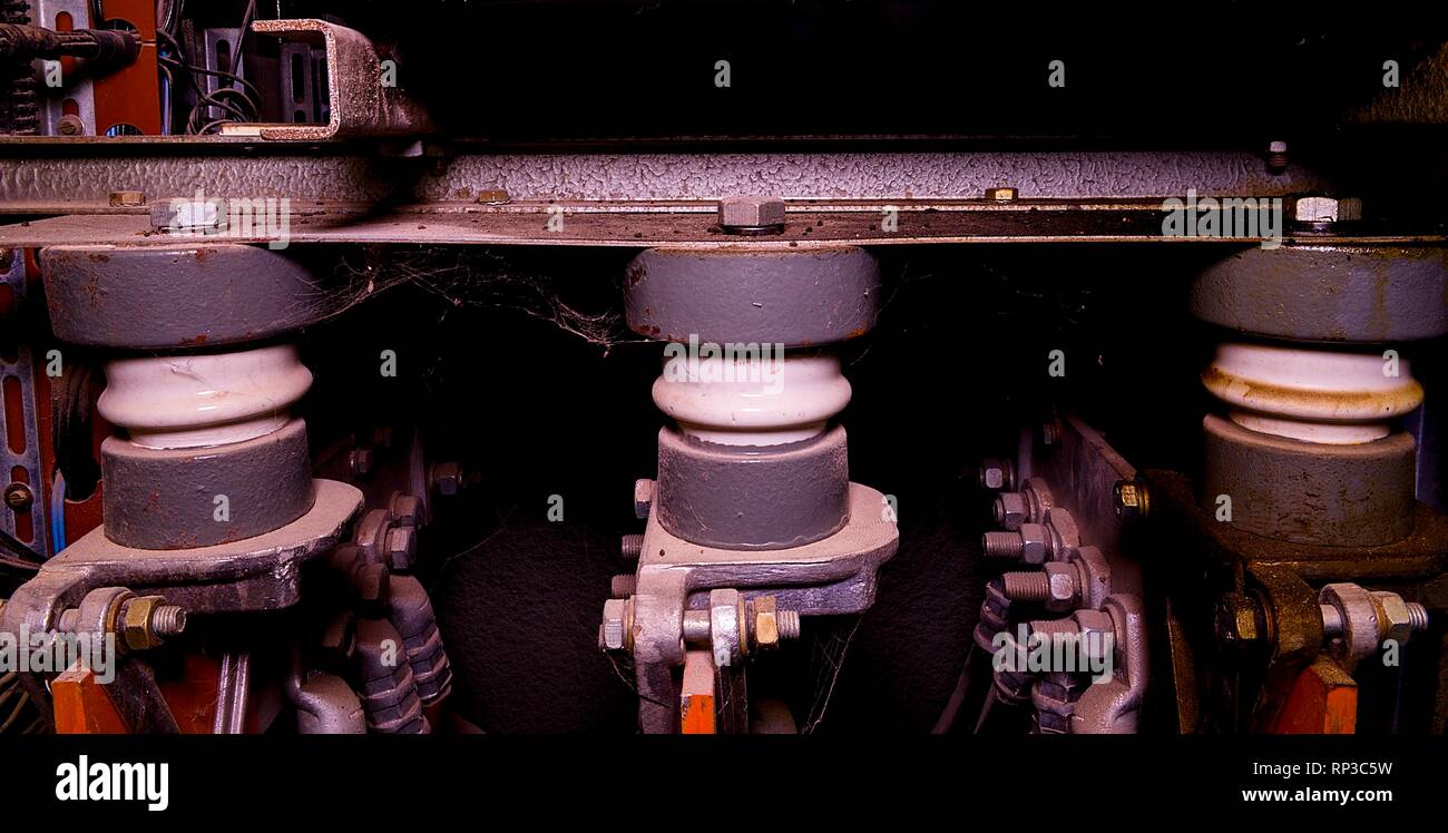 Old electrical insulators hi-res stock photography and images - Alamy
