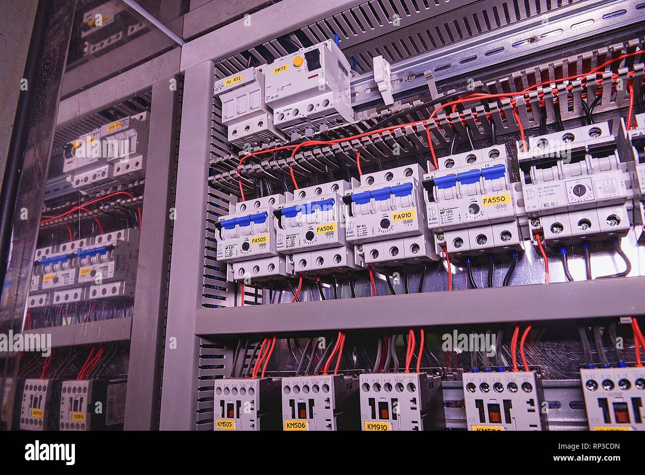 Electrical cubicle panel board hi-res stock photography and images - Alamy