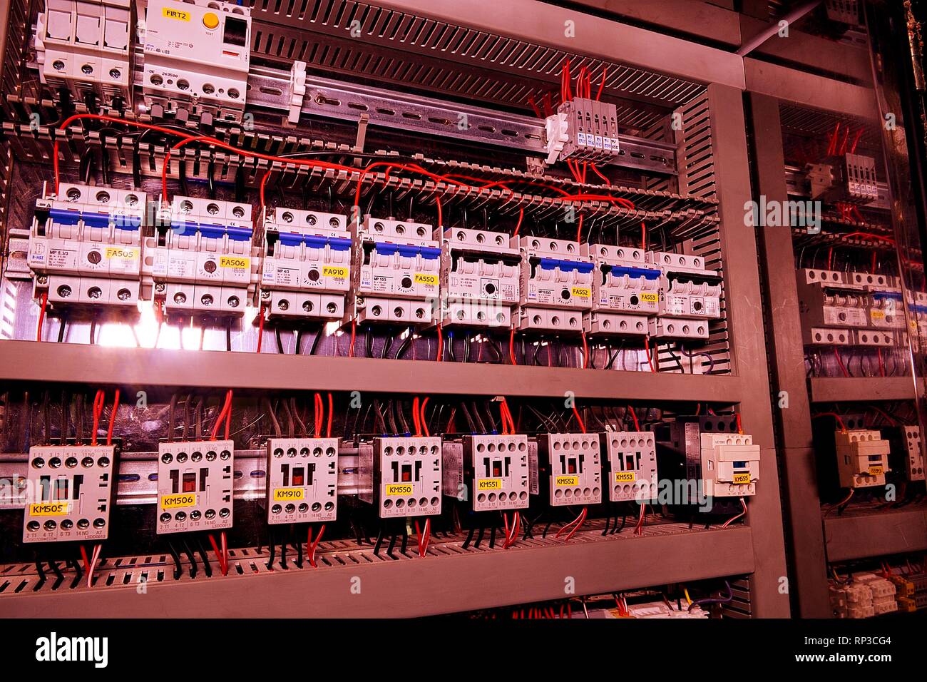 Electrical cubicle panel board hi-res stock photography and images - Alamy