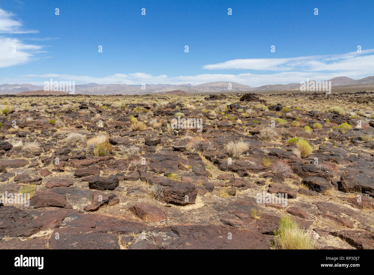 The Fossil Falls, a unique volcanic feature near Little Lake ...
