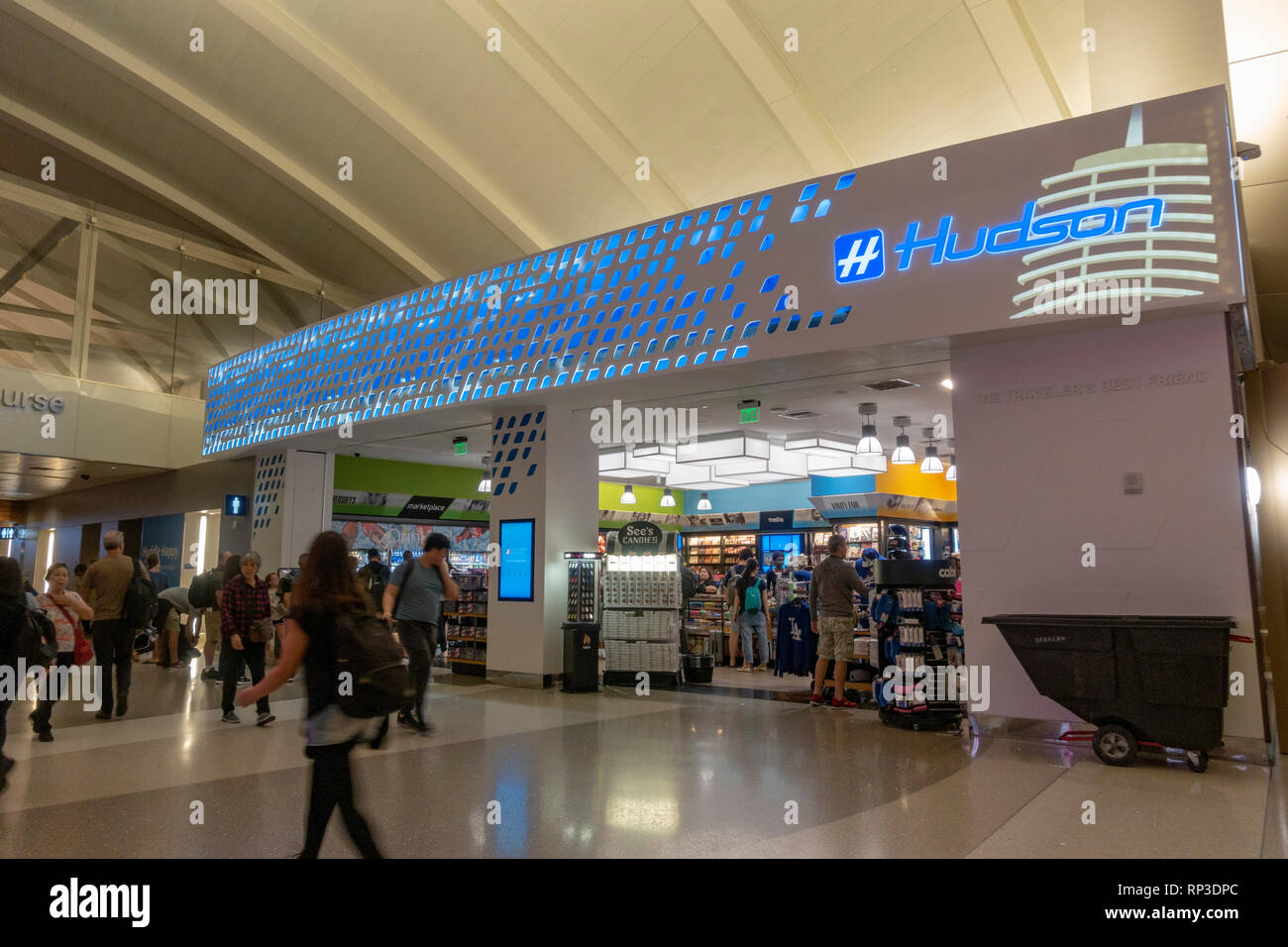 Lax airport inside hi-res stock photography and images - Alamy