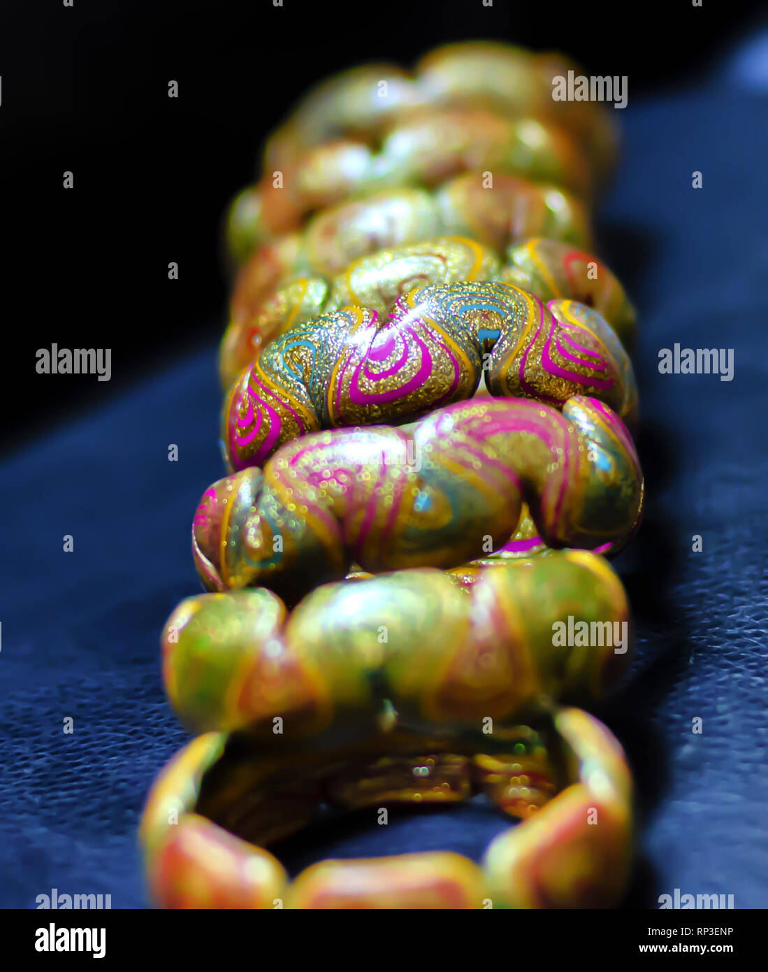 Colorful bangles closeup hi-res stock photography and images - Alamy