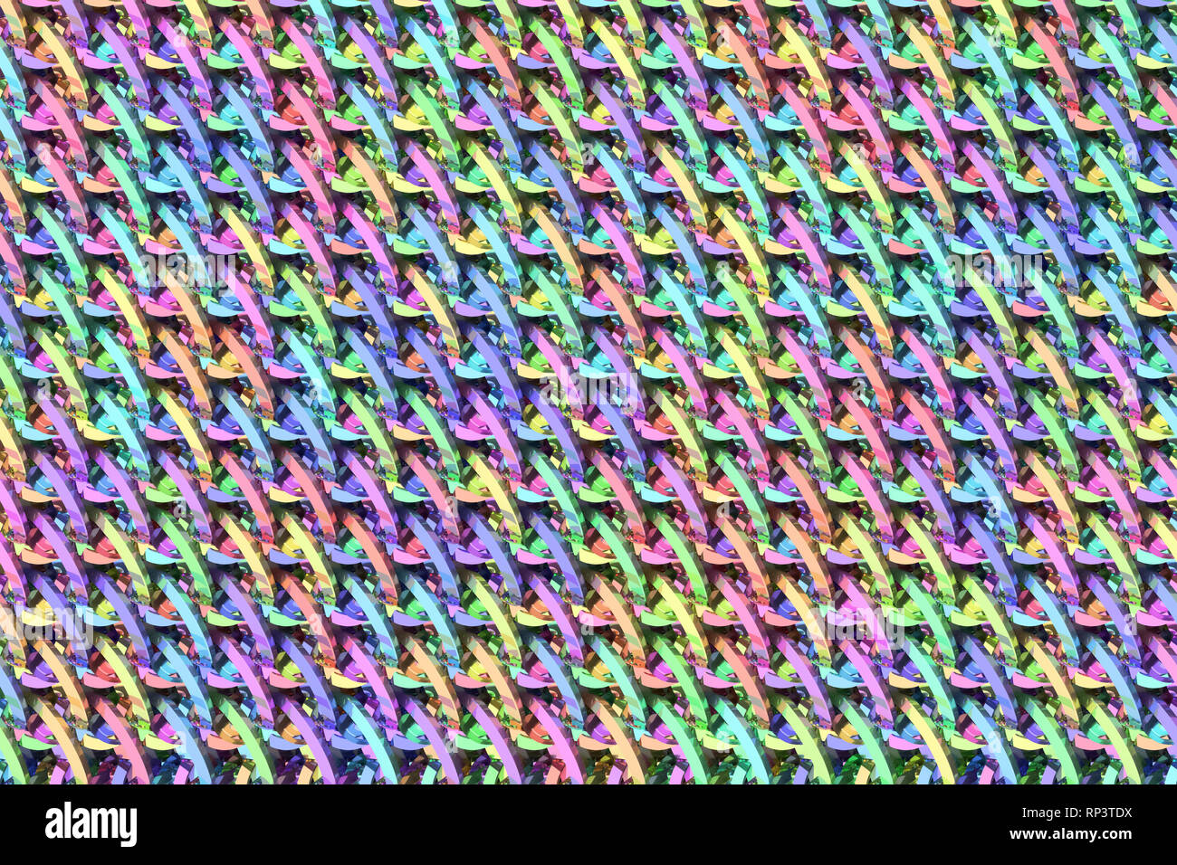 CGI composition, geometric, string mats. Decorative, illustrations. For ...