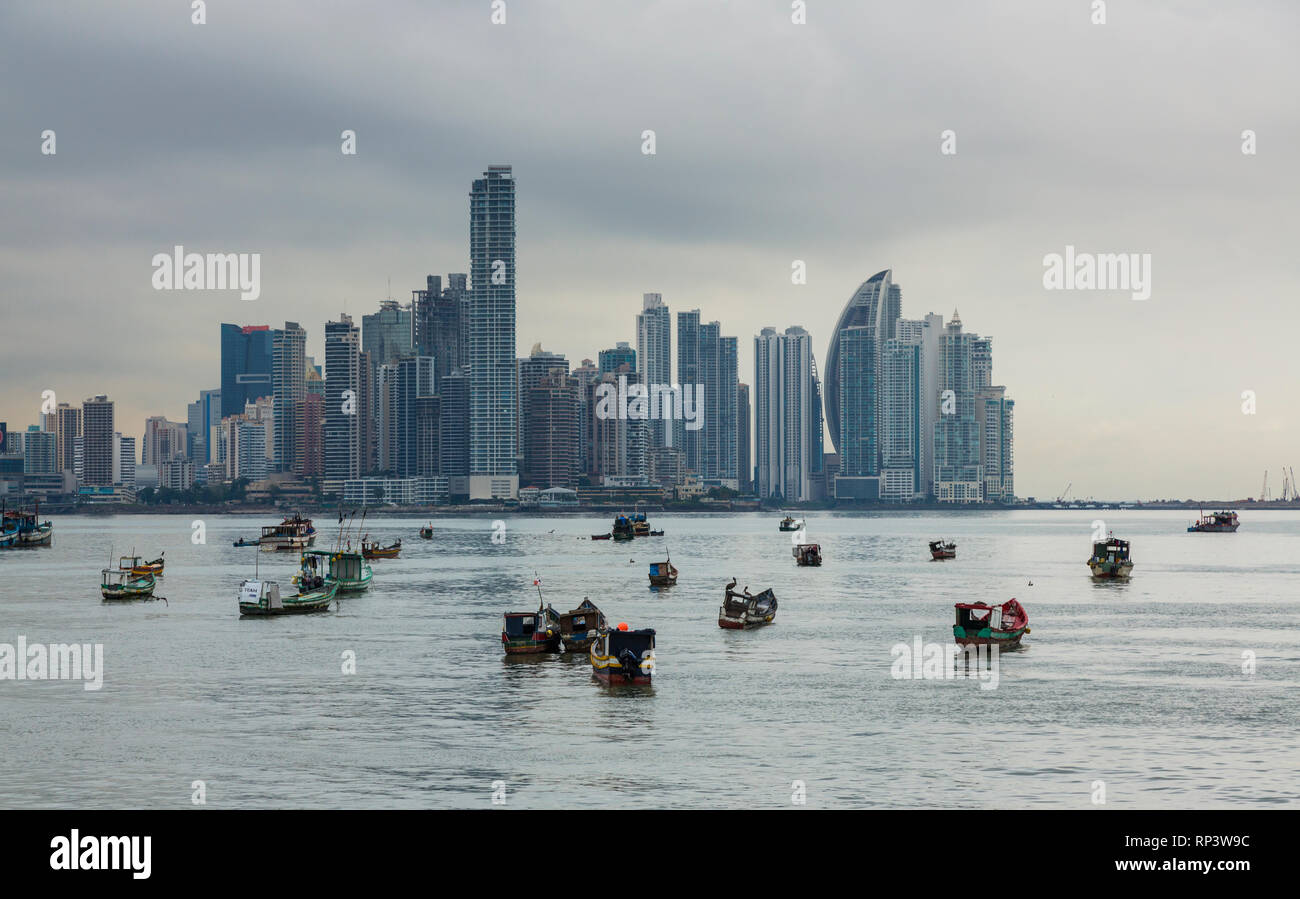 Skyline, Panama City, Panama, Central America, America Stock Photo - Alamy