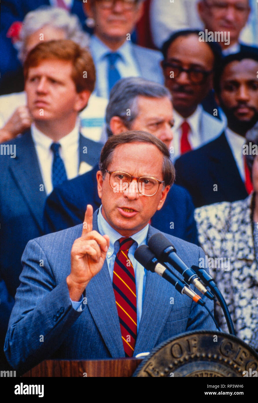 US Senator Sam Nunn of Georgia. Chairman of the Senate Armed Services ...