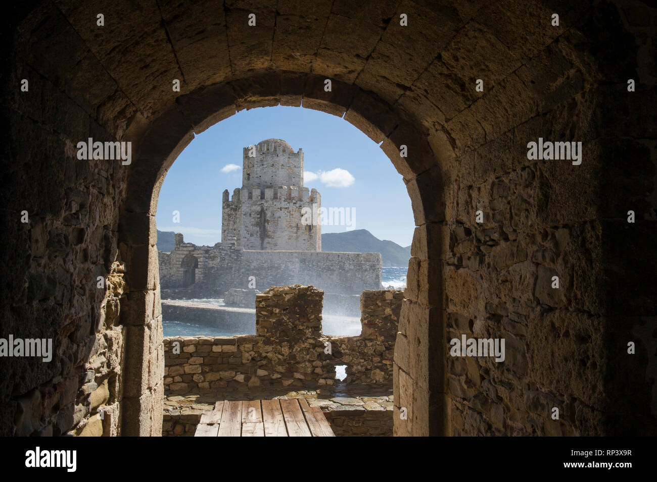 Methoni Castle, Greece Stock Photo - Alamy