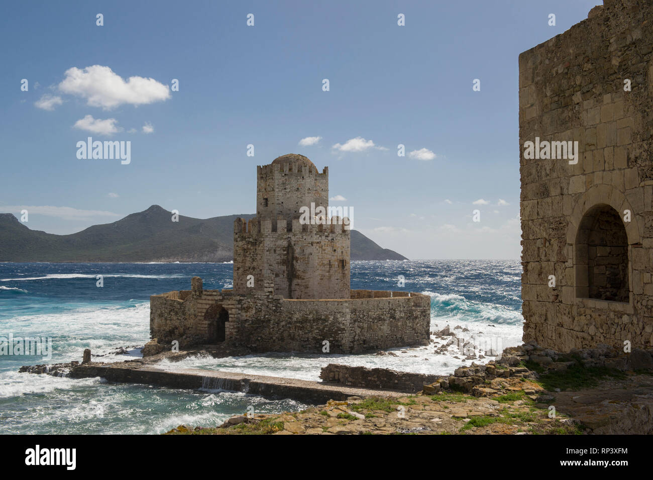 Methoni Castle, Greece Stock Photo - Alamy