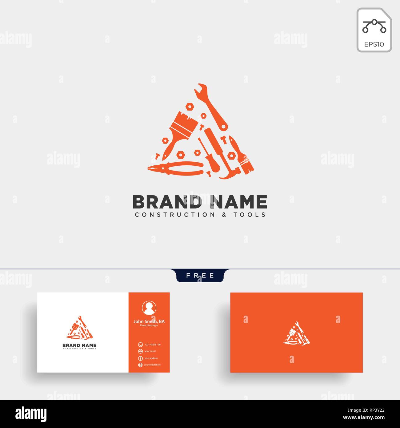 construction tools logo template vector illustration icon element ...