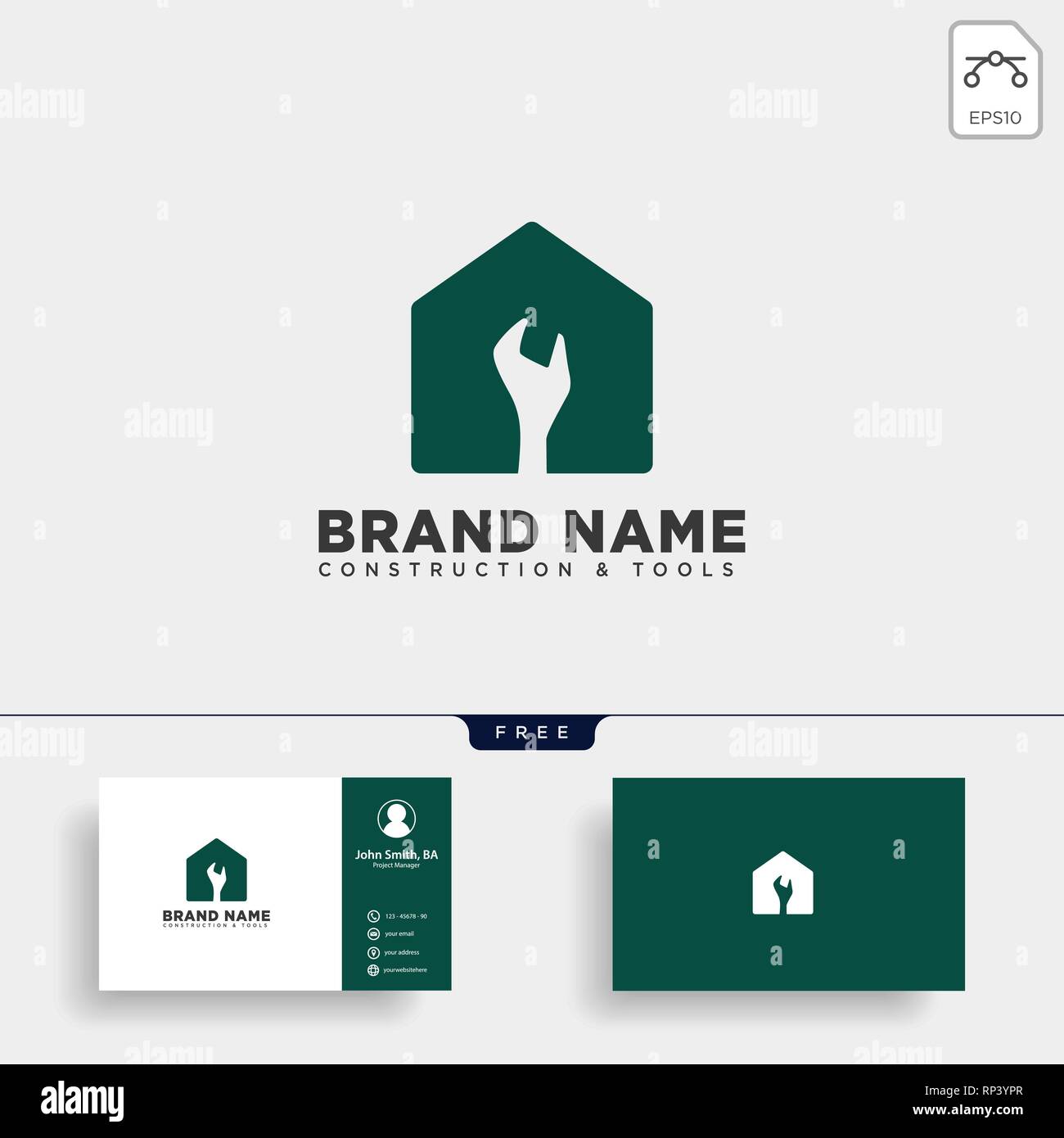 construction tools logo template vector illustration icon element ...