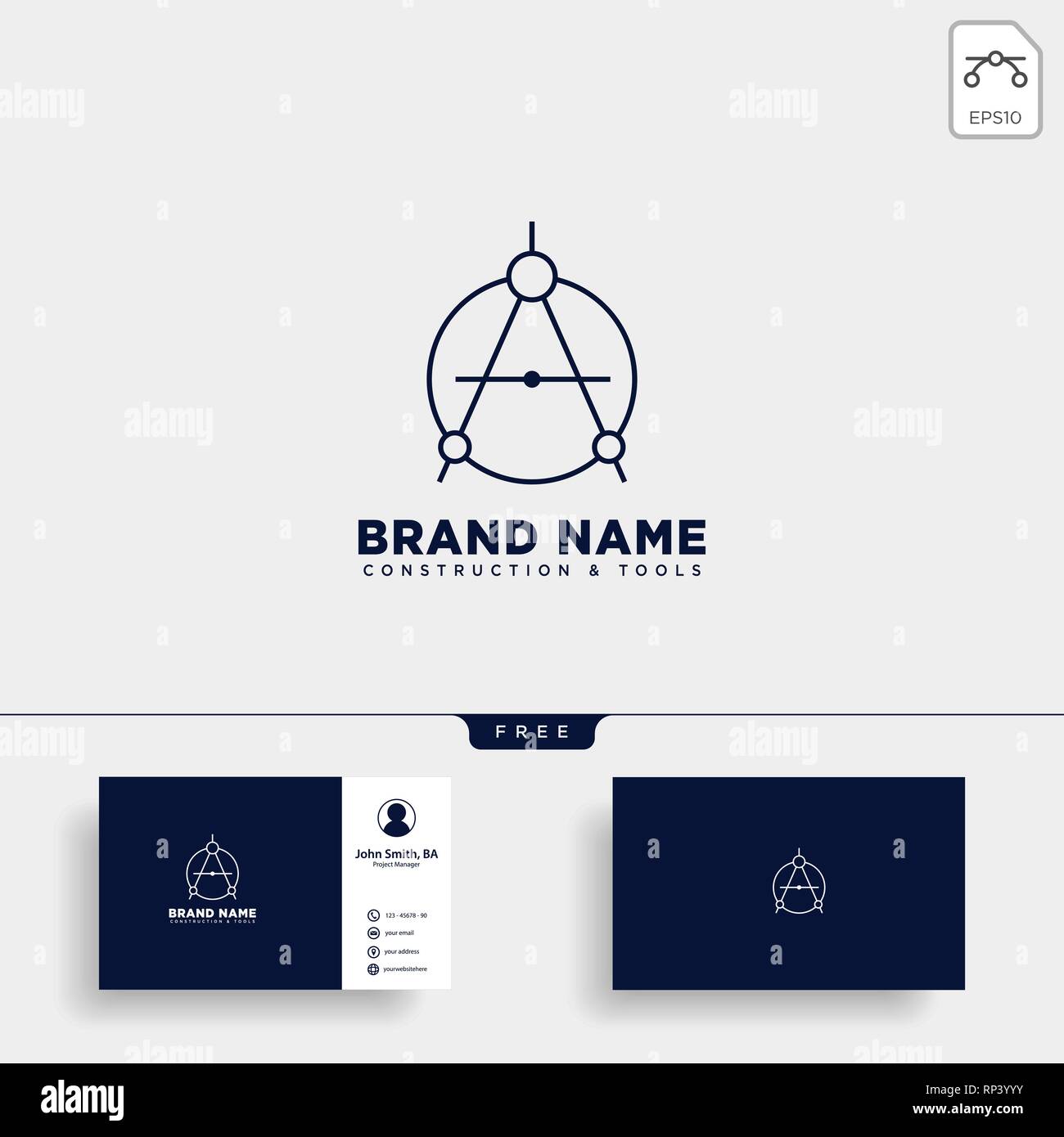 construction tools logo template vector illustration icon element ...