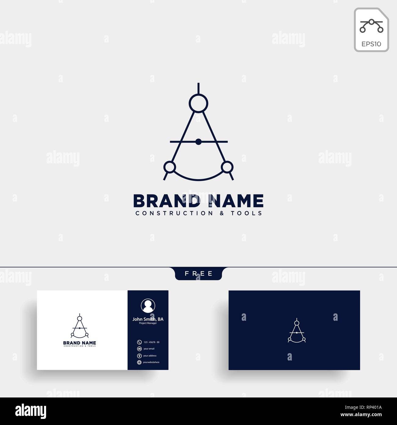 construction tools logo template vector illustration icon element ...