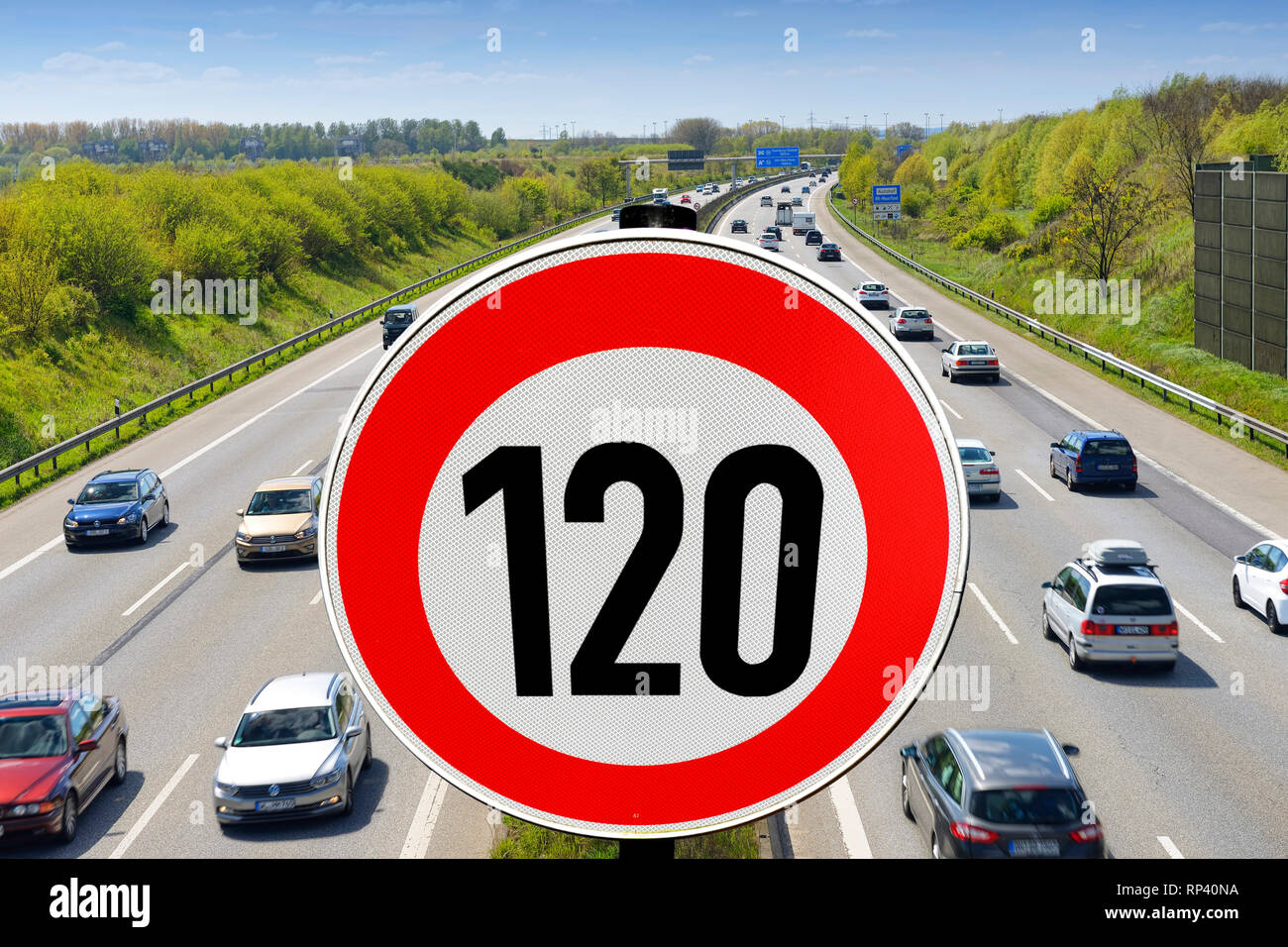 Maximum speed 120 km h hi-res stock photography and images - Alamy