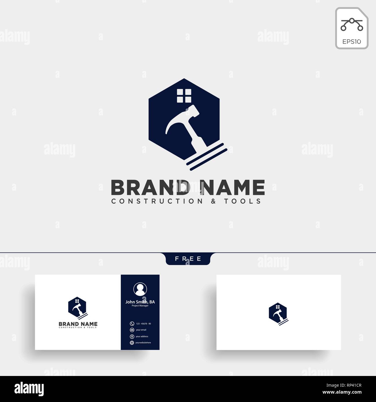 construction tools logo template vector illustration icon element ...