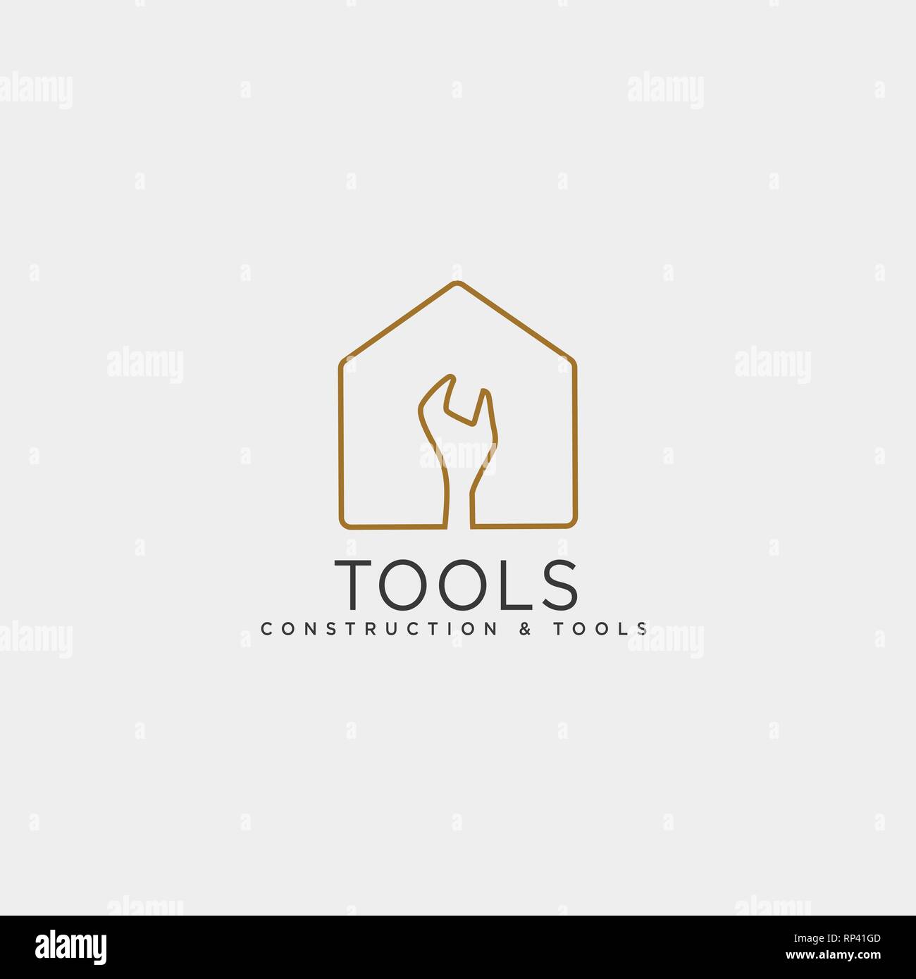 construction tools logo template vector illustration icon element ...